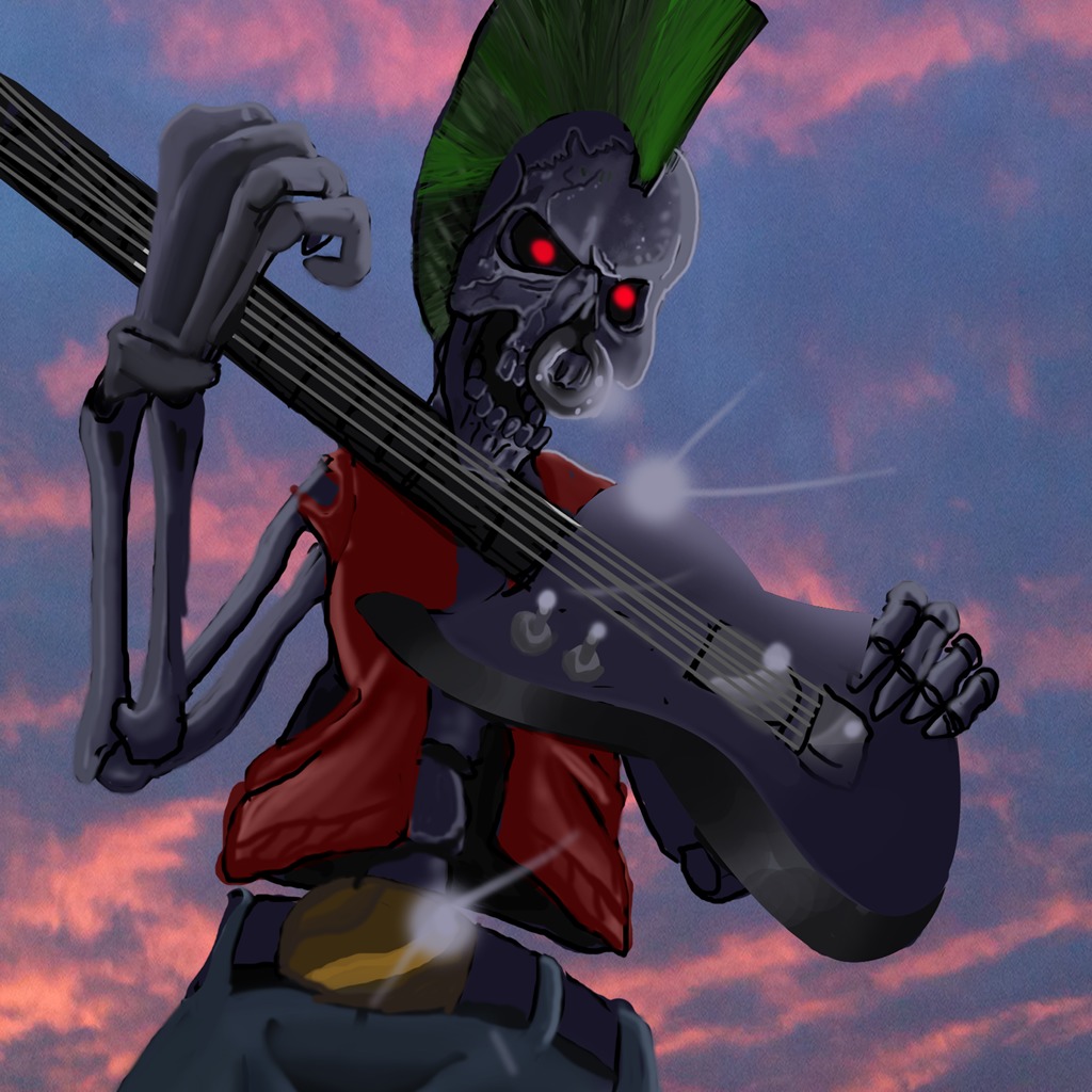 Guitar Skeleton Avatar no PS3 | PlayStation™Store oficial Brasil
