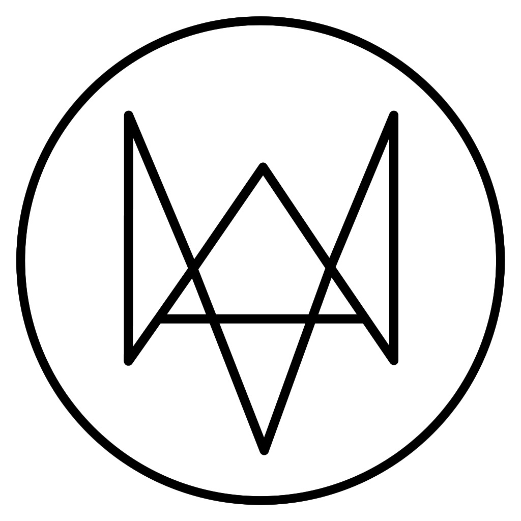 how to draw watch dogs logo